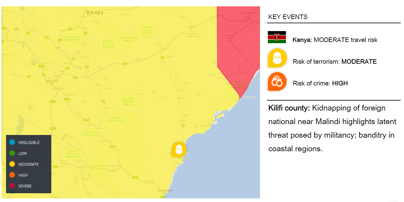 Kidnapping of Foreign National, Kilifi County, Kenya - Solace Global