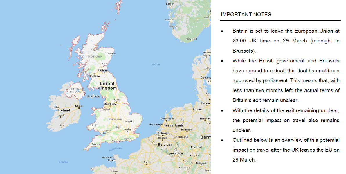 Implications of Brexit on Travel - Solace Global