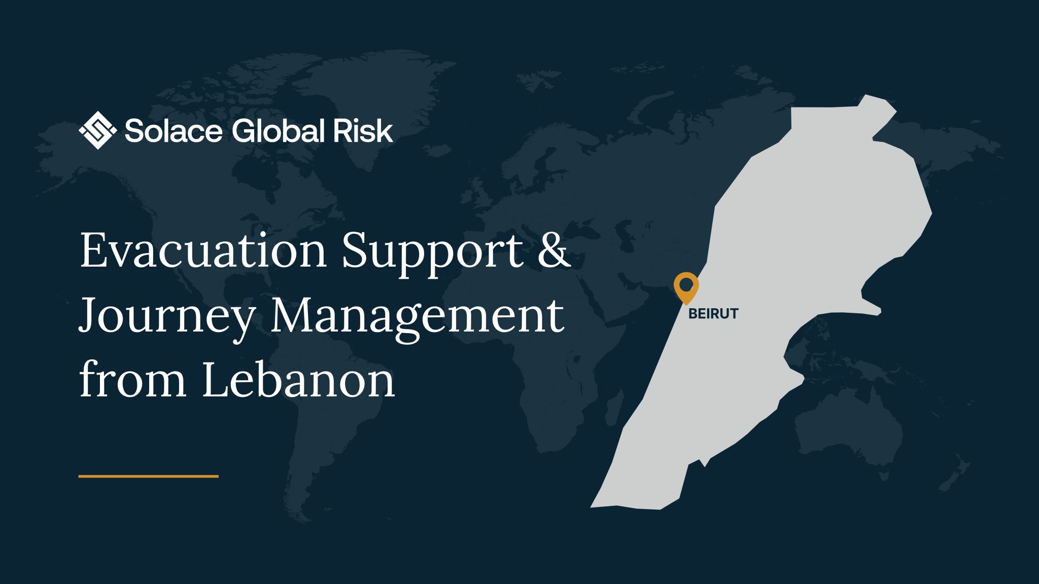 Solace Global - Emergency Evacuation: Immediate Response for Lebanon Crisis