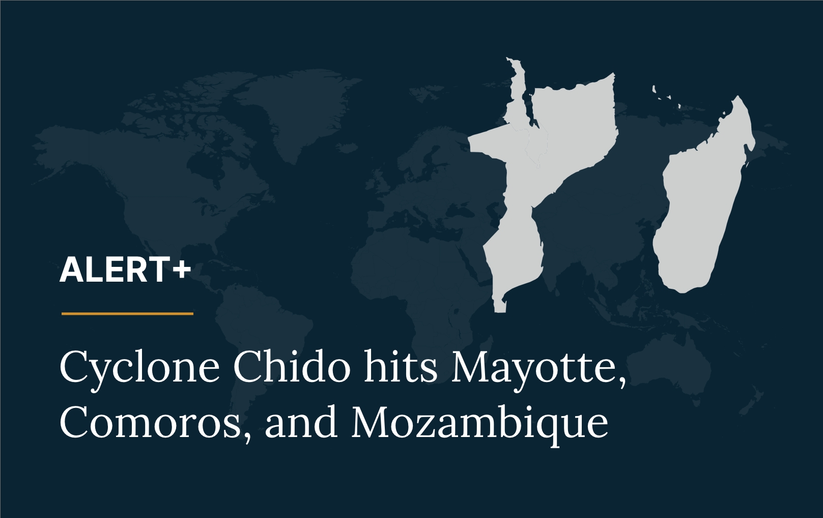 Solace Global - Alert Plus: Cyclone Chido hits Mayotte, Comoros, and ...