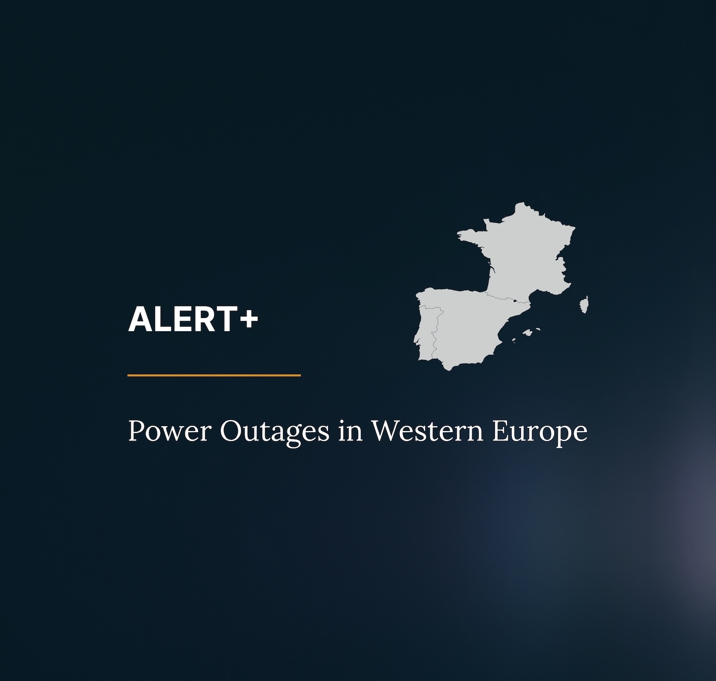 Solace Global - Alert Plus: Power Outages in Western Europe